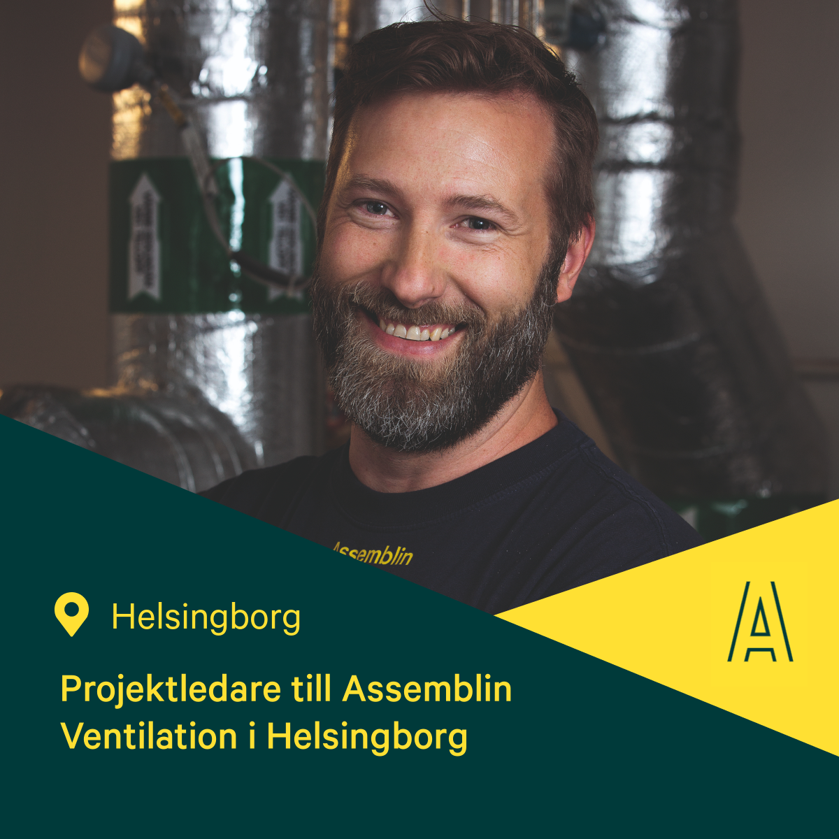 Projektledare till Assemblin Ventilation i Helsingborg - Helsingborg
