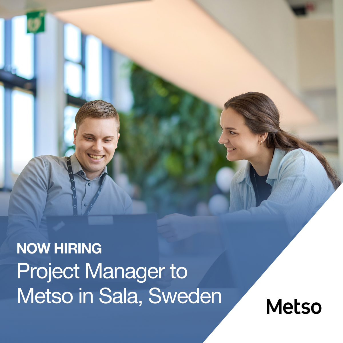 Project Manager to Metso in Sala, Sweden - Sala