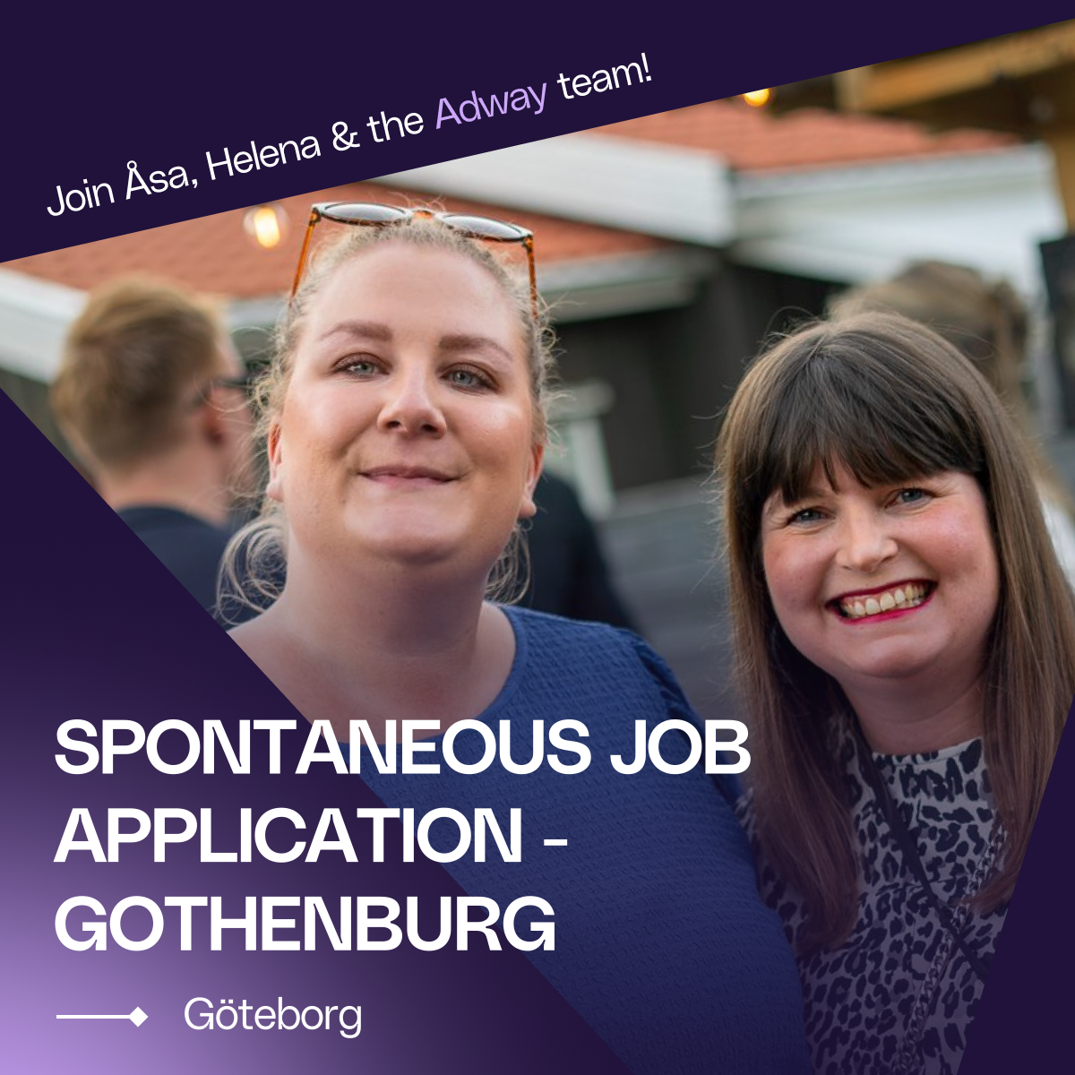 Spontaneous job application - Gothenburg - Göteborg