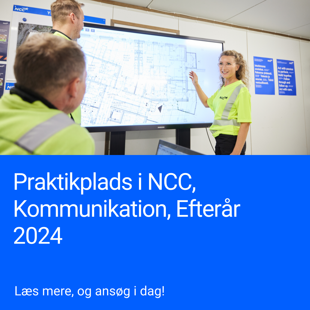 Praktikplads i NCC, Kommunikation, Efterår 2024 - København